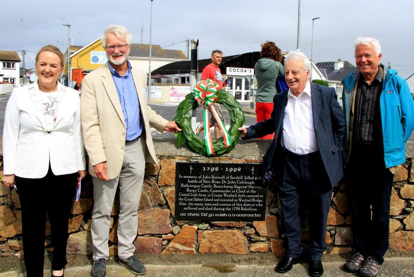 Kilmore Quay lays wreath at 1798 memorial – WexfordLocal.com