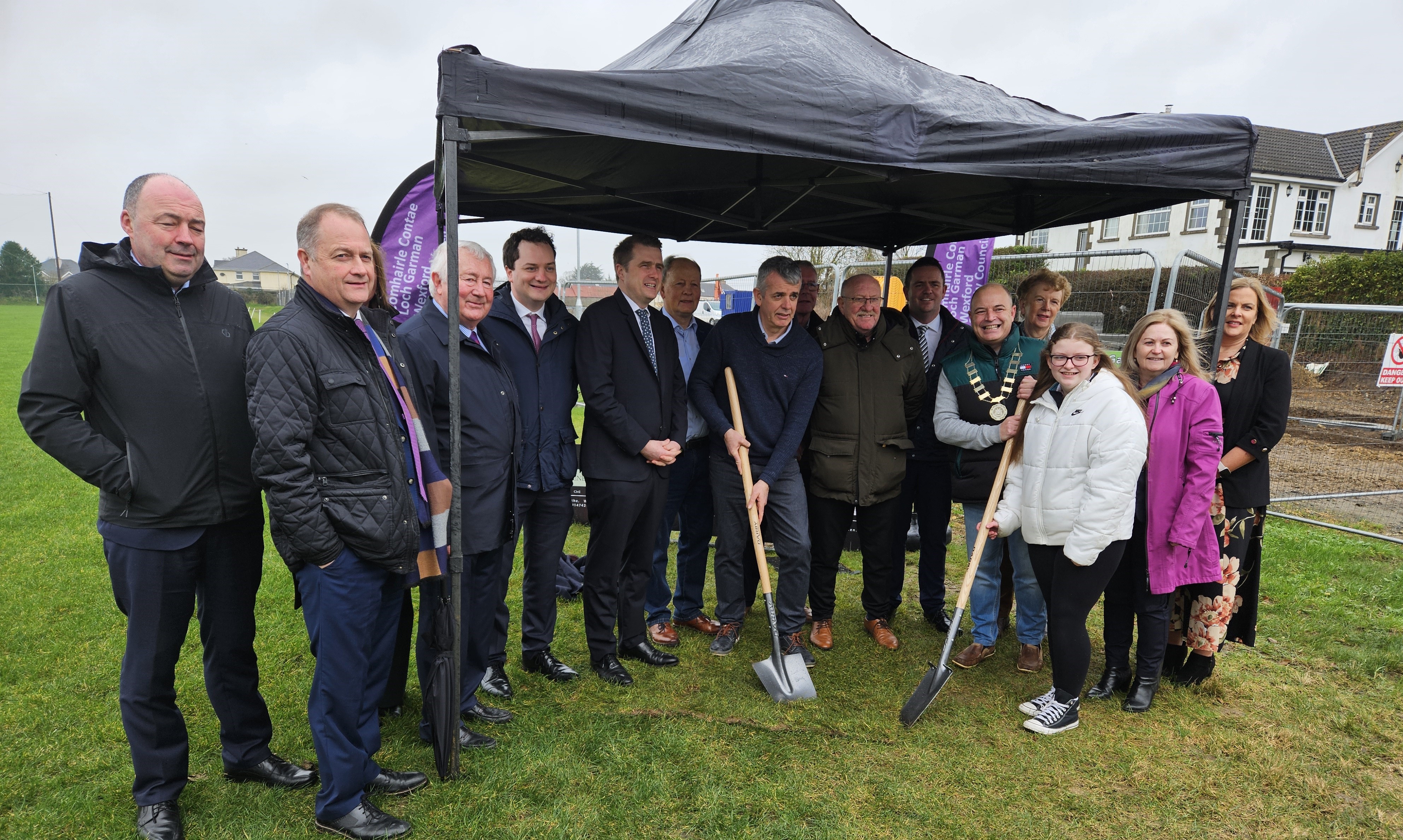 Sod turned on €1.5m project at McCauley Bellefield Park – WexfordLocal.com