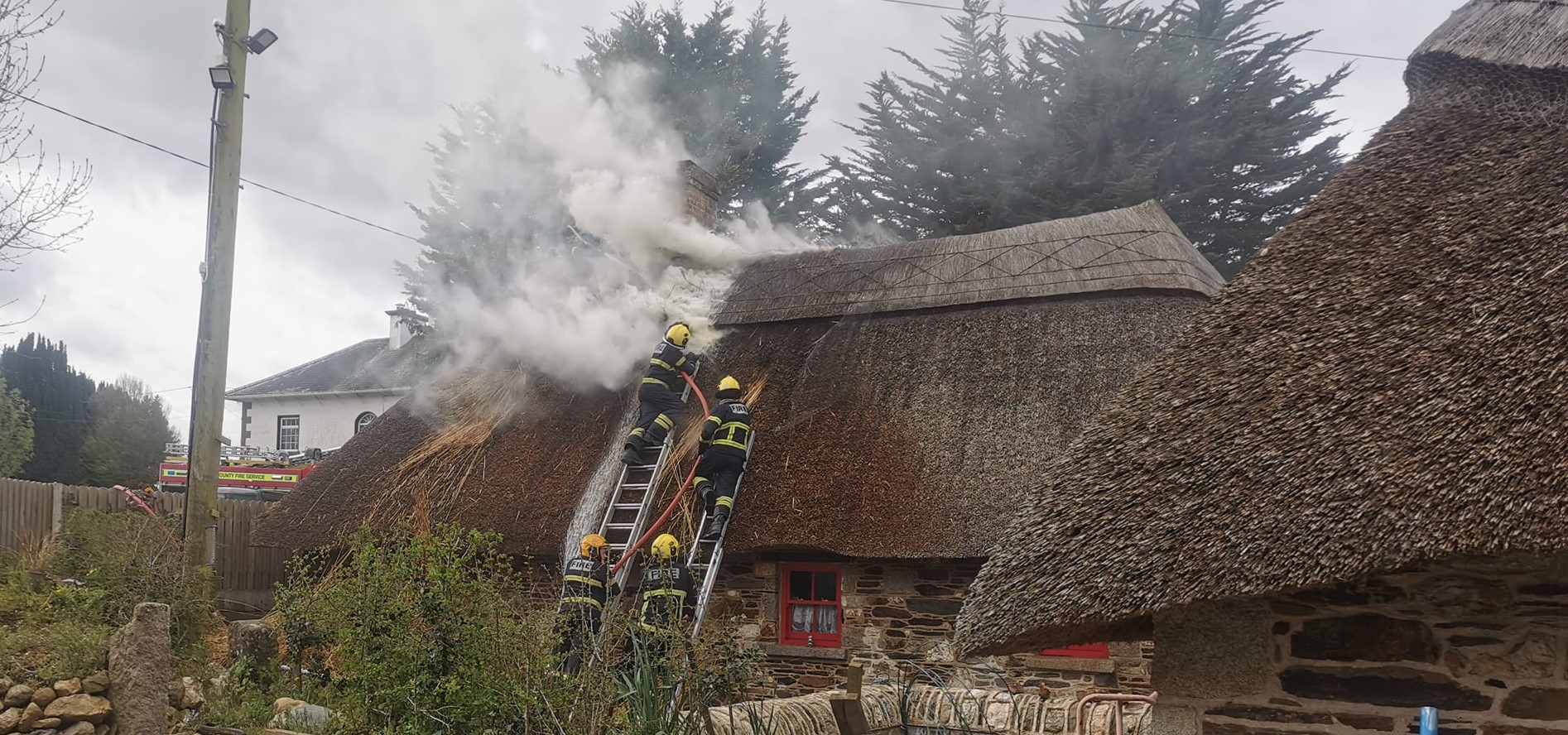 Fire at old Ballycarney post office – WexfordLocal.com