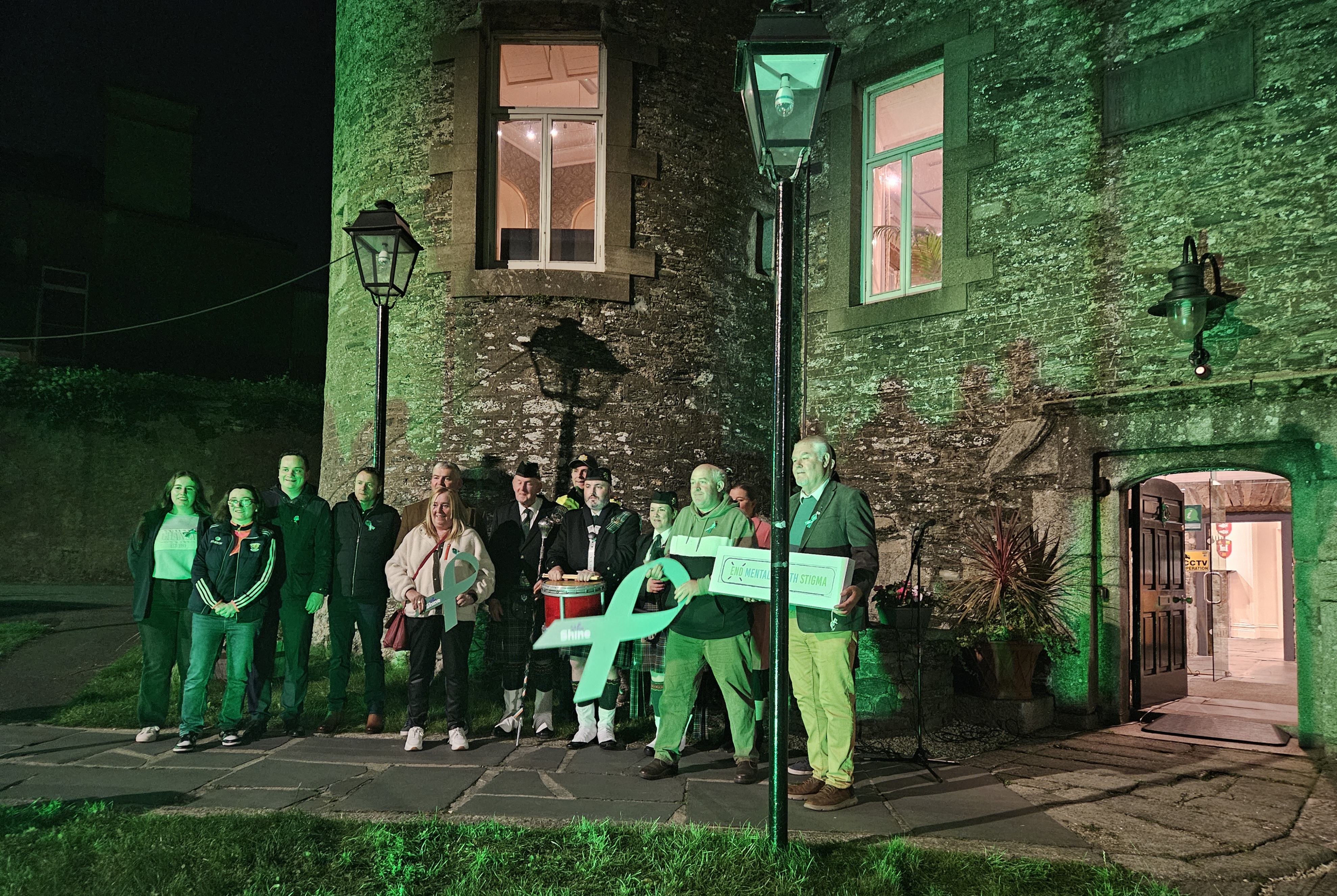 Enniscorthy Castle turns green for Mental Health – WexfordLocal.com